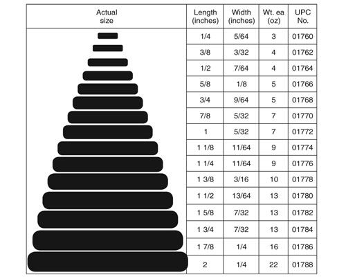 C.S. Osborne, PERFORATEUR OBLONG #151. | Les Cuirs Desrochers
