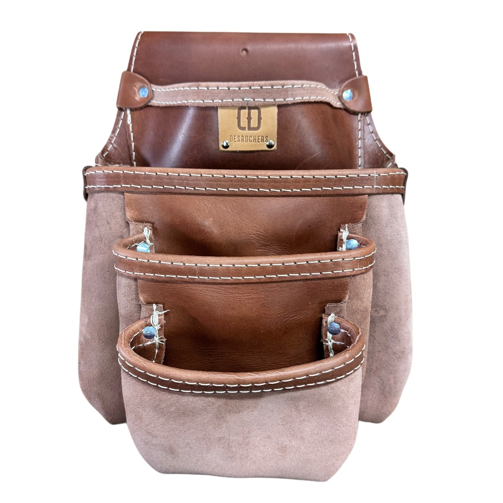 Sac à clous DM-352, Tan. | Les Cuirs Desrochers